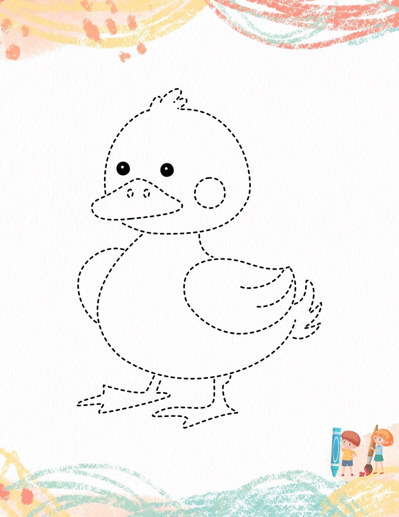 Printable 70 Pages Tracing Lines and Alphabet, Coloring and Matching ...