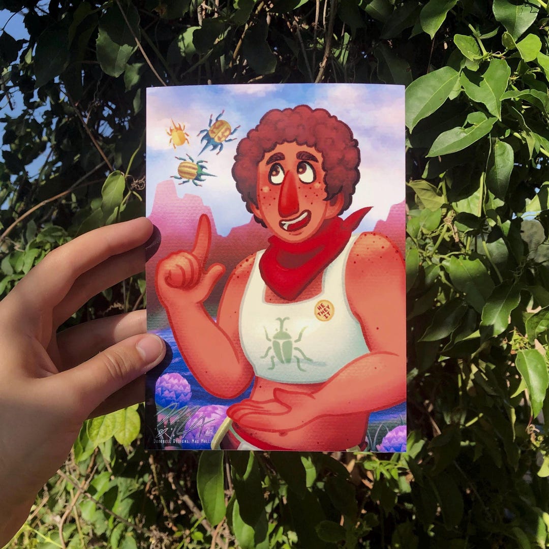 The Legend of Zelda Breath of the Wild Beedle Fanart Painting Print - Etsy
