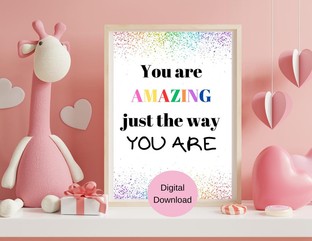 Motivational Poster for Kids Home Decor Classroom Posters Wall Art ...