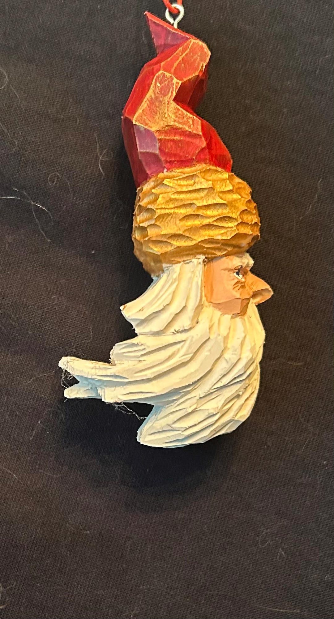 Wind Swept Santa Ornament - Etsy