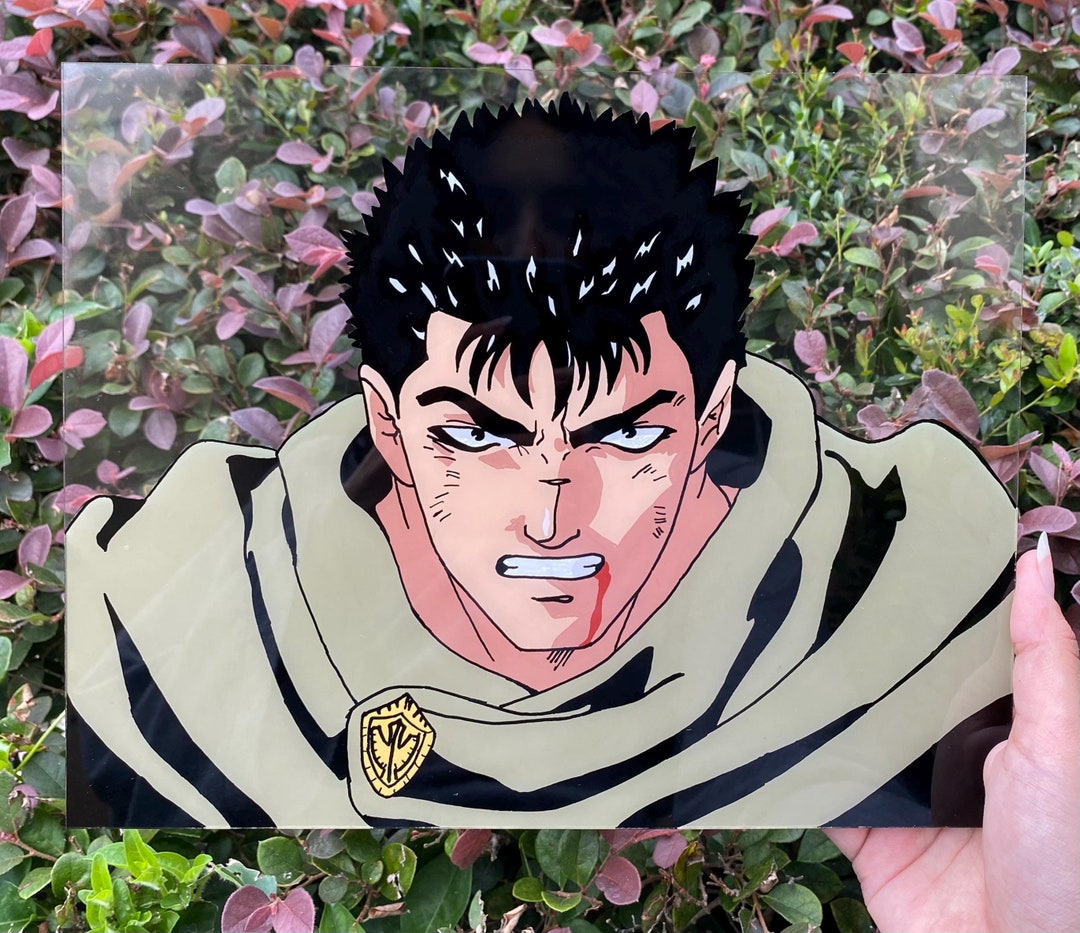 8x10 Guts Anime Glass Painting - Etsy