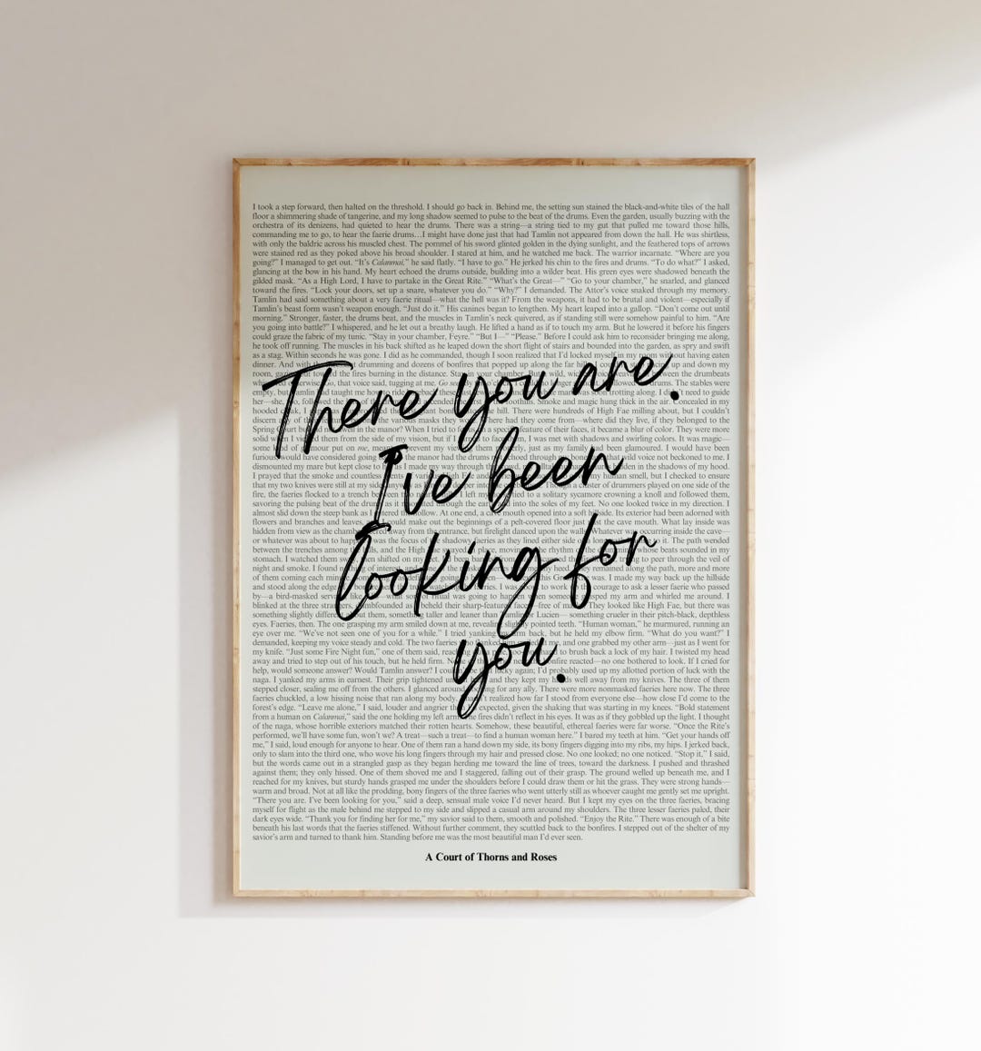 ACOTAR Wall Art Print, ACOMAF, Velaris, Book Quotes Prints, Bookish ...