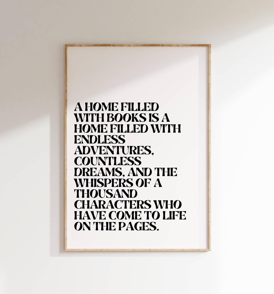 Bookish Art Print, Bookish Wall Art, Digital Printable Wall Decor, Book ...