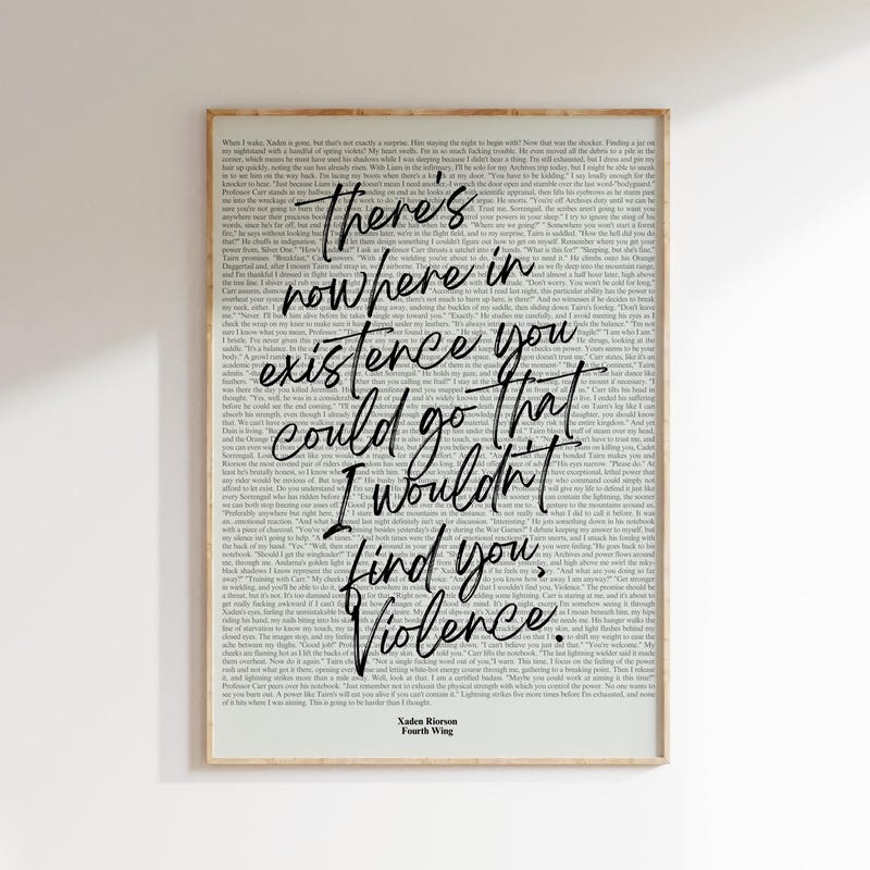 Fourth Wing Chapter - Etsy UK