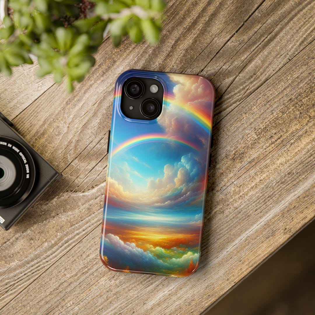 Case for iPhone and Samsung Smartphones Phone Case, Rainbow Bliss ...