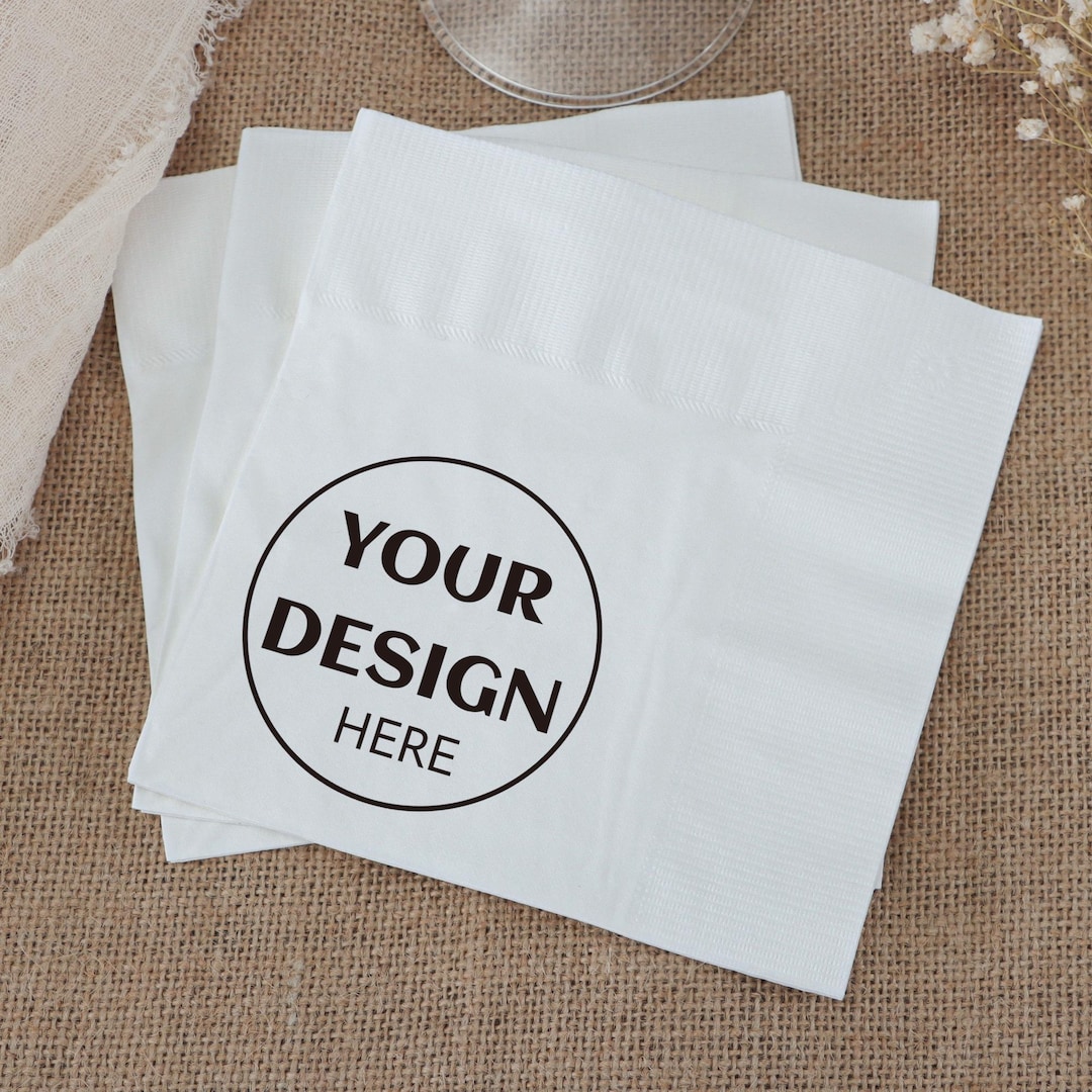 Custom Printed Napkins ,customize With Your Logo, Design or Artwork ...