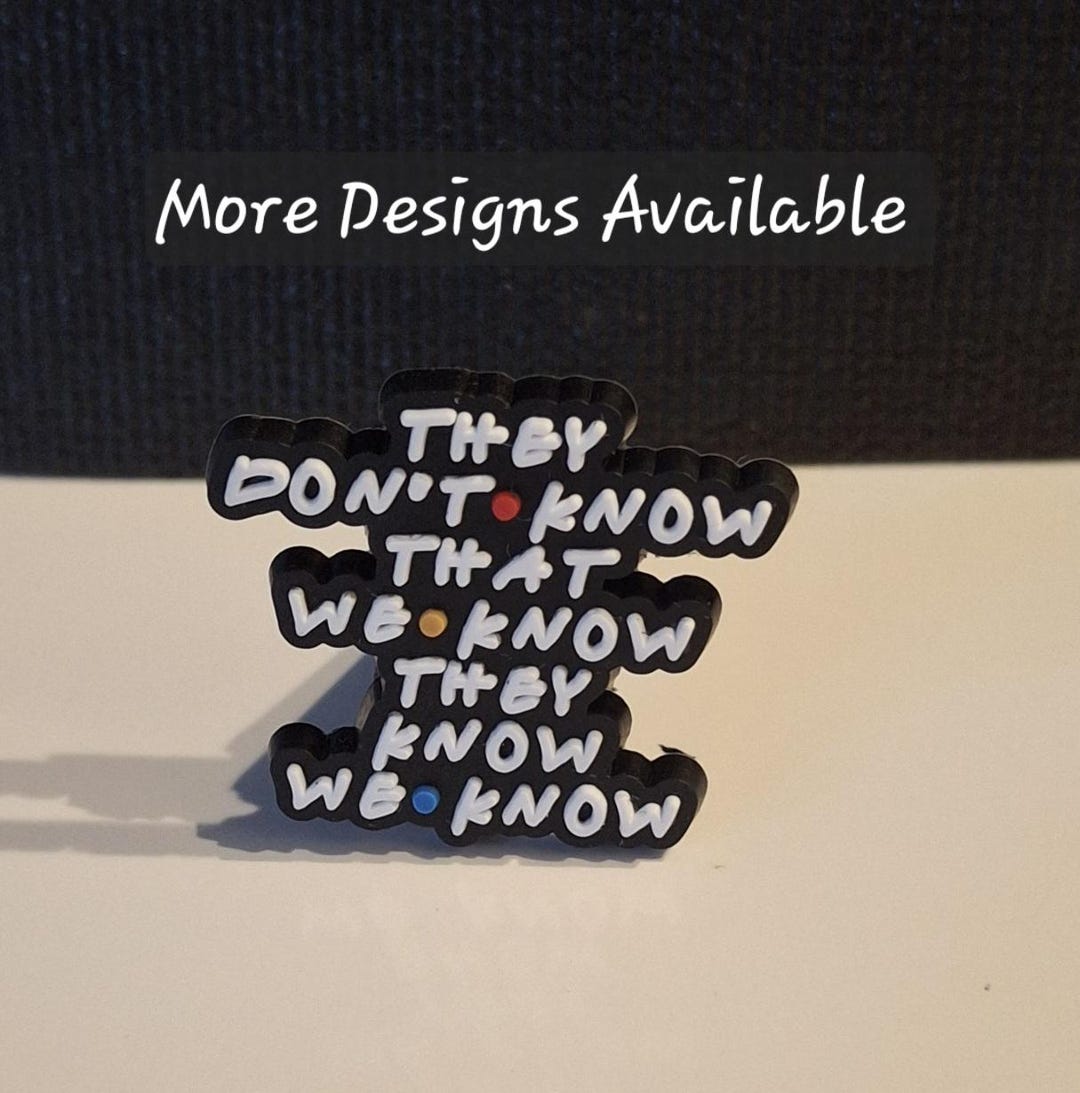Friends Vent Clip - They Don't Know That We Know They Know We Know - Etsy