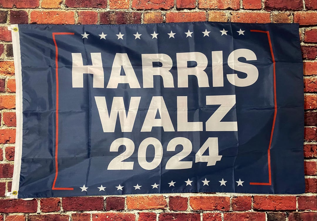 Kamala Harris Tim Walz President 2024 Flag FREE USA SHIP for the People ...