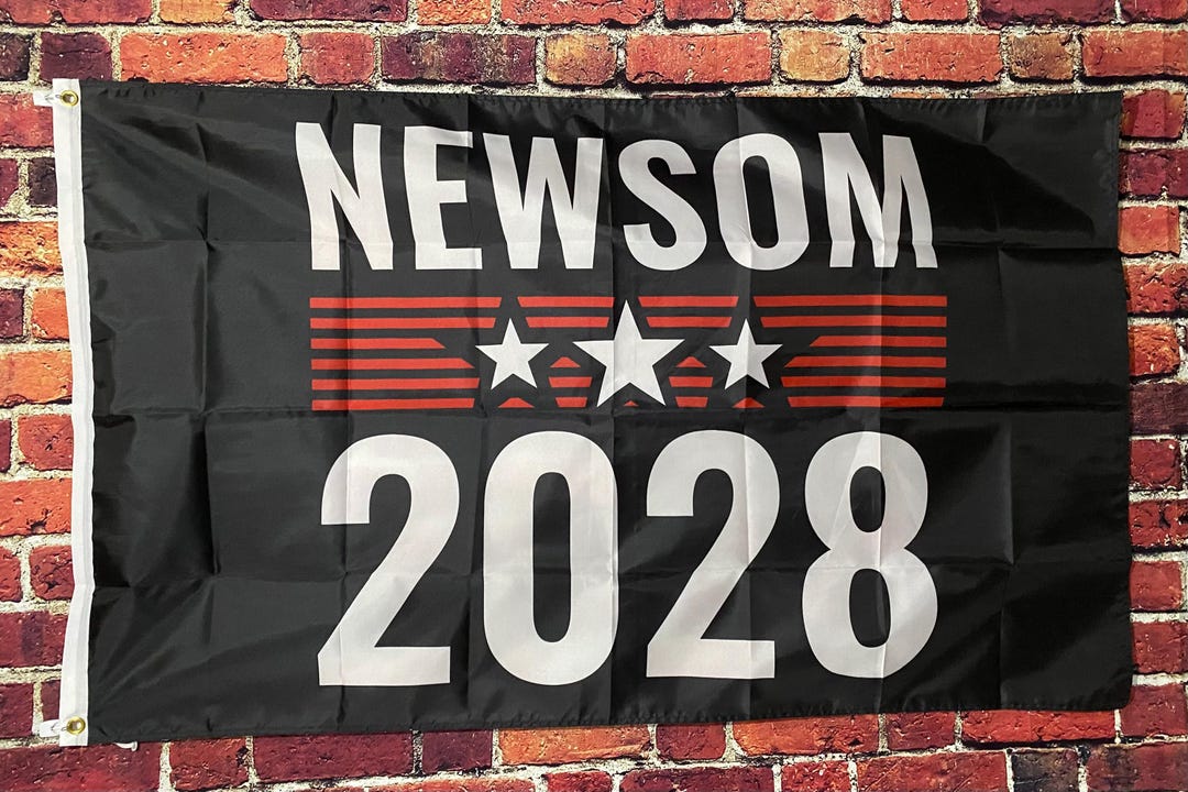 Gavin Newsom President 2028 Flag FREE USA SHIPPING for the People ...