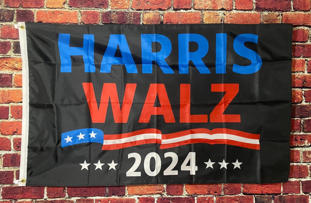 Kamala Harris Tim Walz President 2024 Flag FREE USA SHIP for the People ...