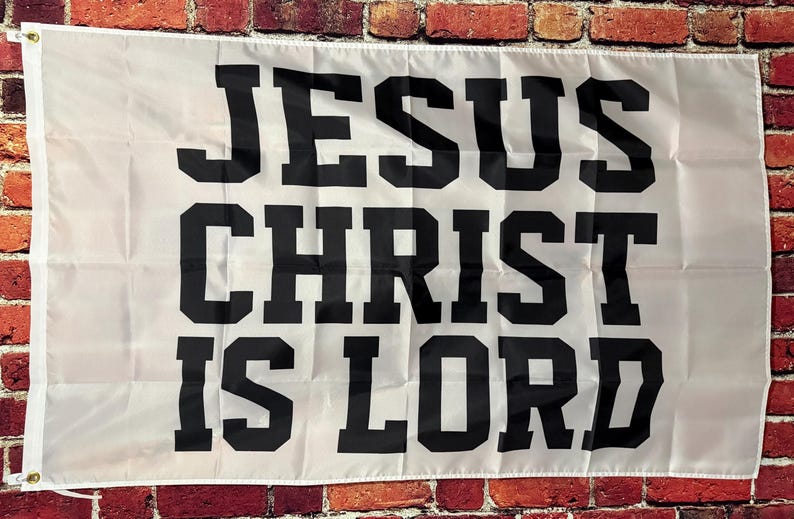 Christian Lord Jesus Christ Prayer Flag FREE USA SHIPPING Religion ...