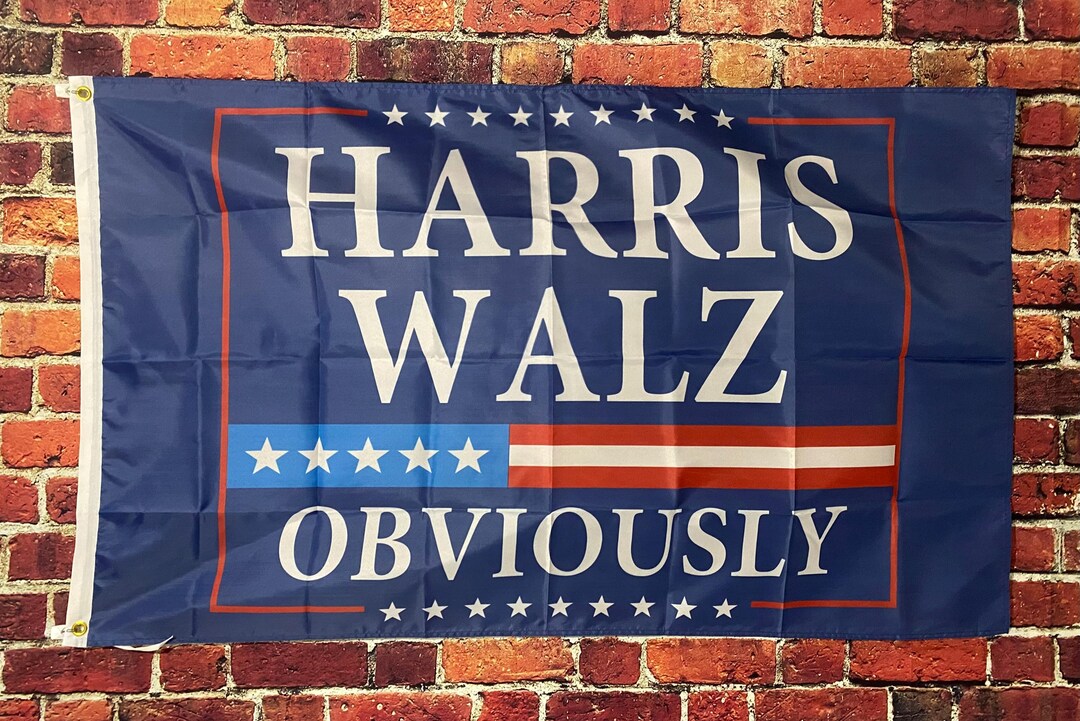 Kamala Harris Tim Walz President 2024 Flag FREE USA SHIP for the People ...