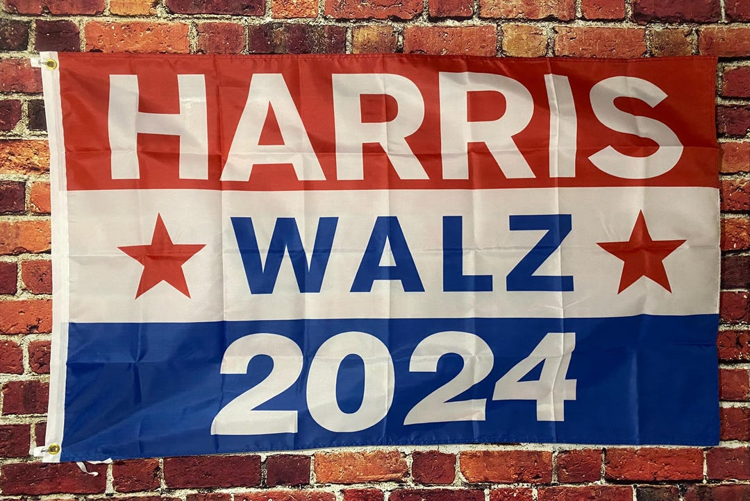 Kamala Harris Tim Walz President 2024 Flag FREE USA SHIP for the People ...