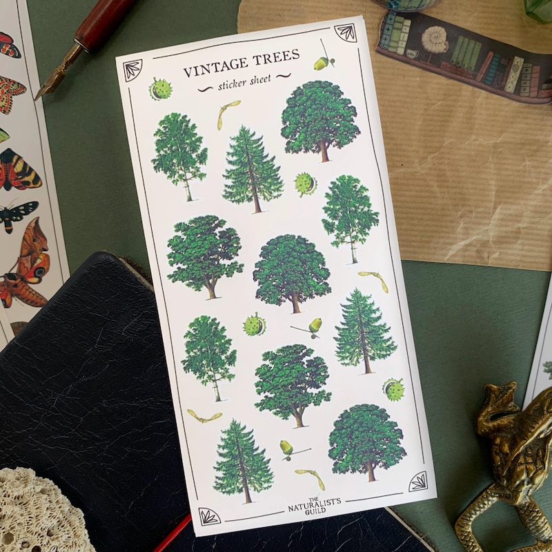 Journal Stickers Trees - Etsy UK