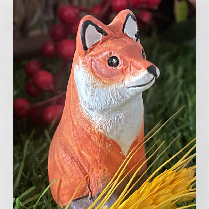 Wooden Fox - Etsy