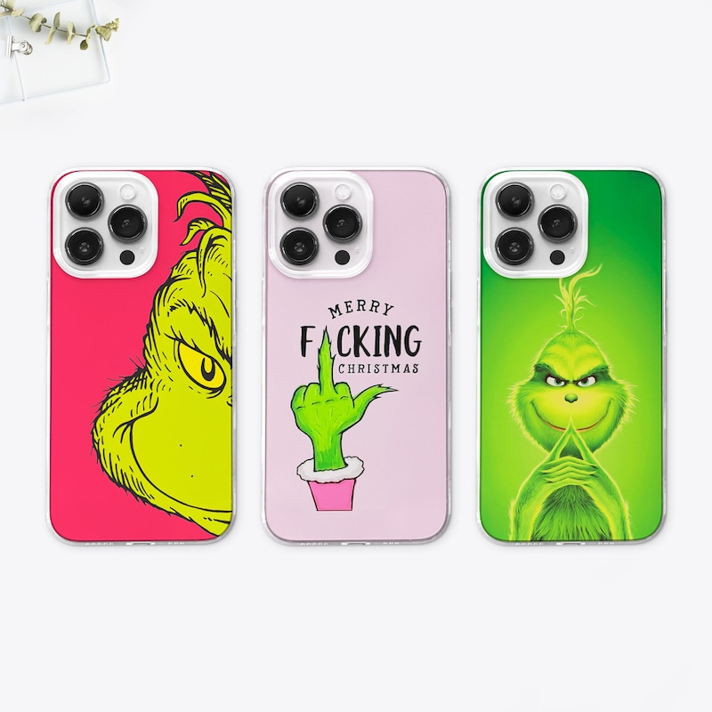 Grinch Phone Case - Etsy