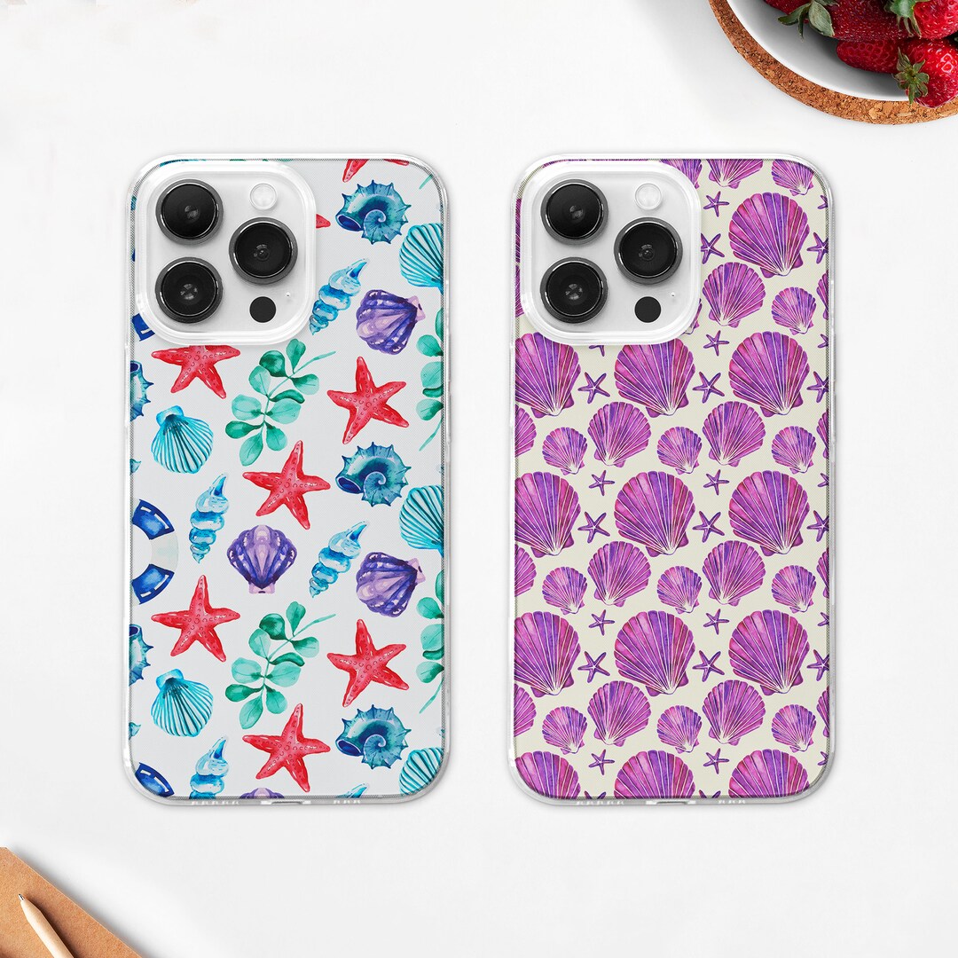 Preppy Seashell Magsafe Phone Case, Coastal Beach Ocean Gift, iPhone 16 ...