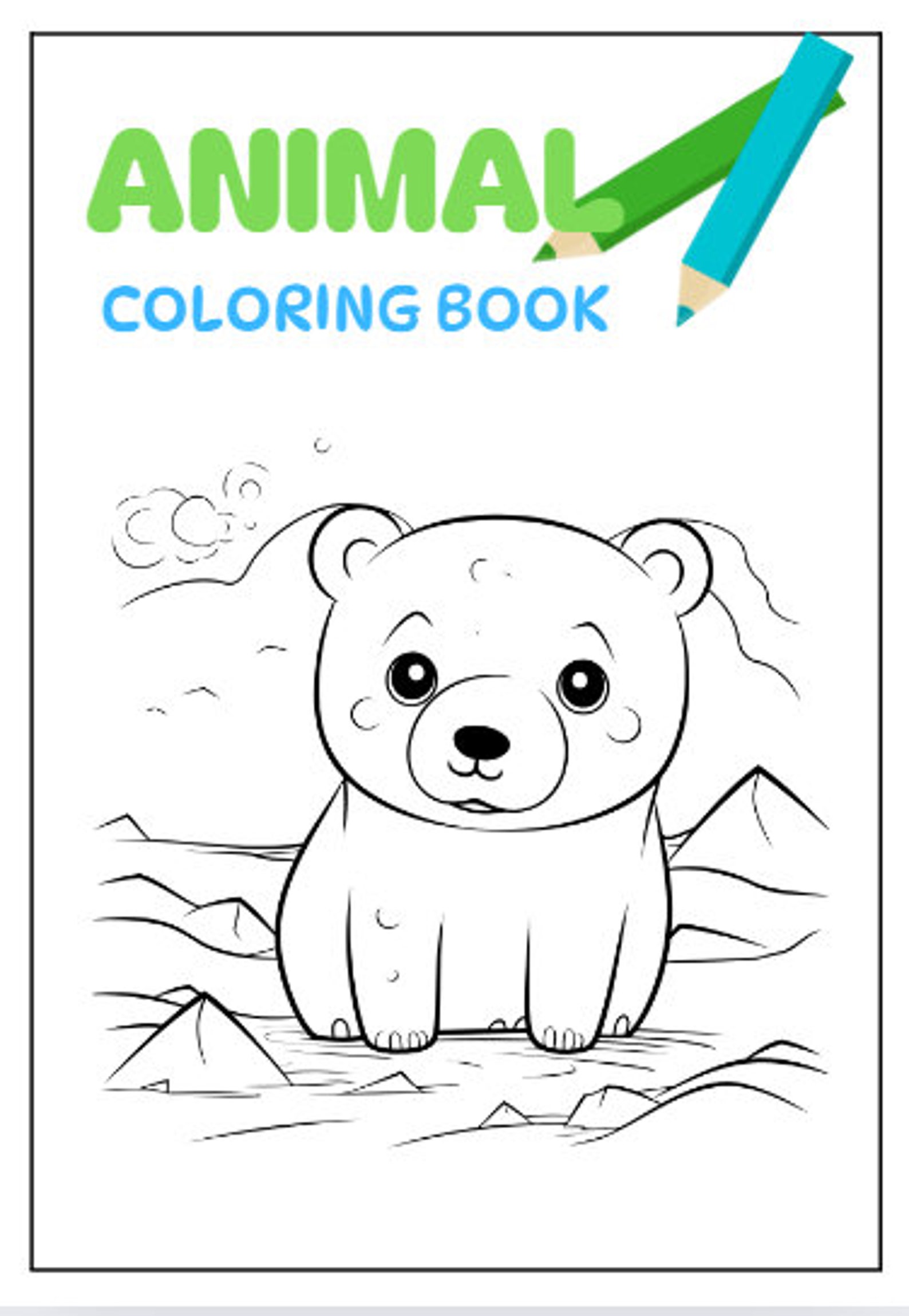 Printable Colouring Sheets, Instant Download, 20 Pages A4-size PDF, Fun ...