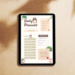 Studio Ghibli Digital Printable Daily Planner Goodnotes Planner ...