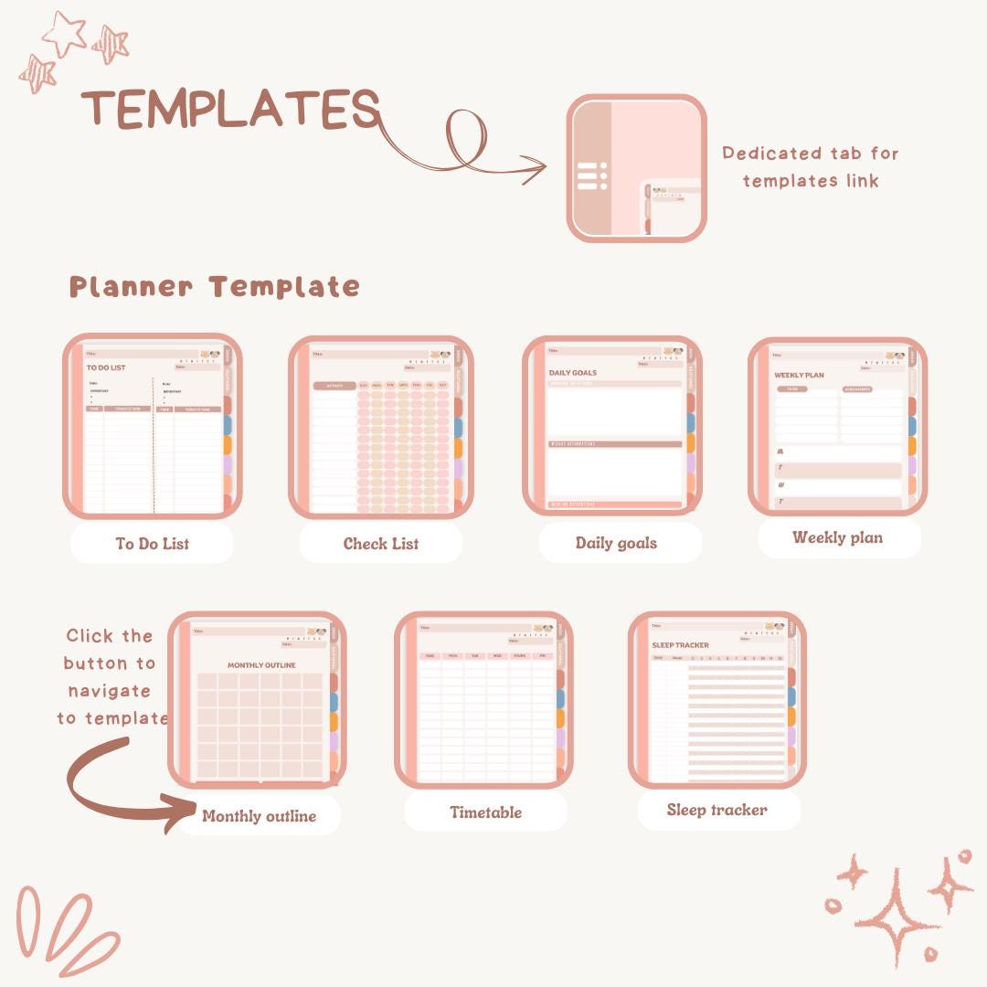 Cute Pink Digital Notebook | Kawaii | Goodnotes | Notability ...