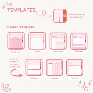Cute Pink Digital Notebook | Kawaii | Goodnotes | Notability ...