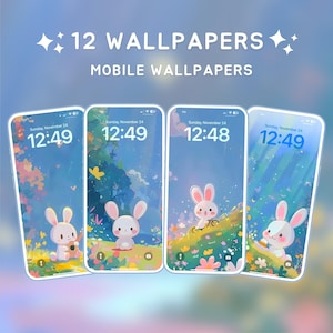 Cute Kawaii Wallpaper for iPhone Android iPad Tablet Desktop Wallpaper ...