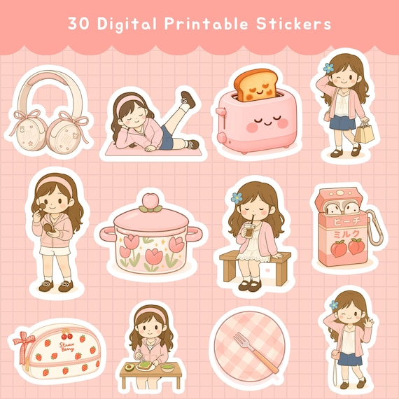 Printable Cover Stickers For Girls