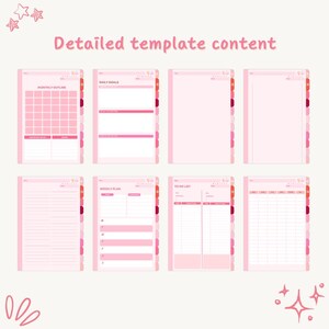 Cute Pink Digital Notebook | Kawaii | Goodnotes | Notability ...