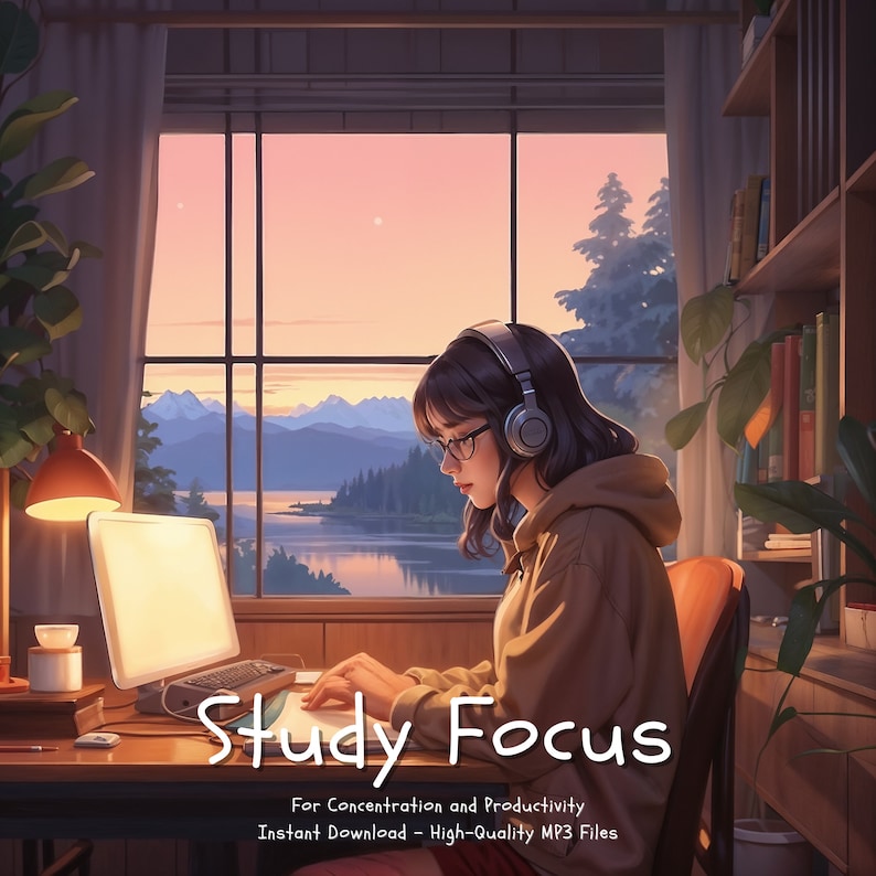 Study Focus Lofi Music Bundle | 7 Chill Beats for Concentration, Productivity, Background Study ...