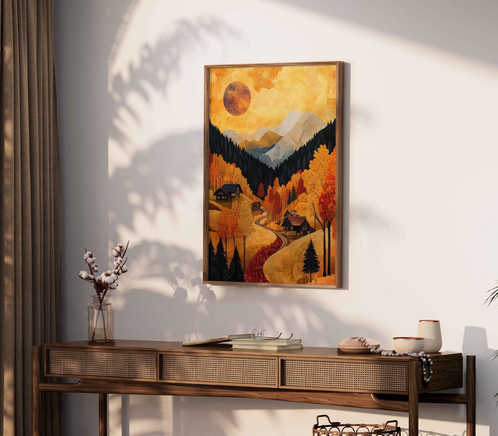 Klimt Autumn Landscape Art Print: Vintage Fall Decor (digital Download ...