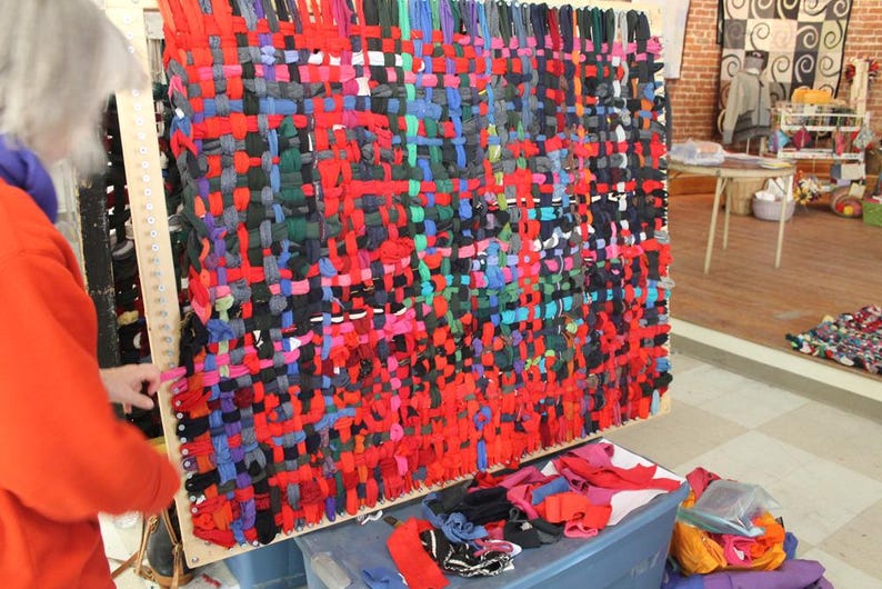 Learn to Make Your Own Potholder Rug Loom - Etsy