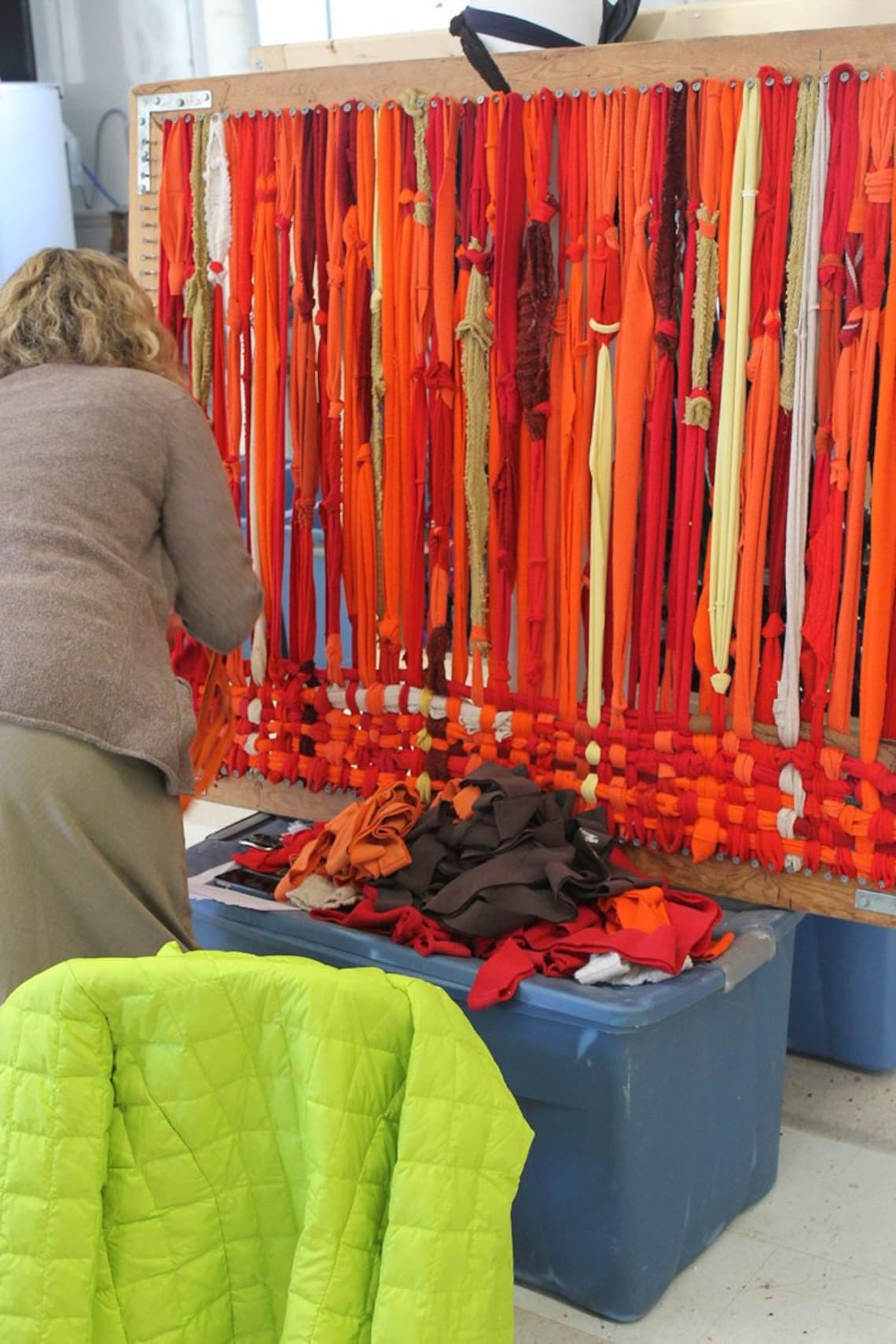 PDF Tutorial - Teppich, Weben Sie einen Topflappen Teppich, Upcycle ...