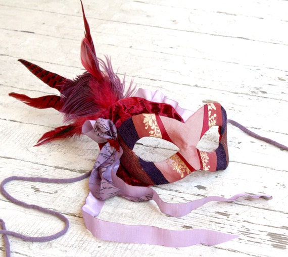 Sarah Papier-mâché Masquerade Ball Mask Inspired by the - Etsy
