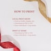 Chinese Wedding Menu Template, Asian Wedding Menu DIY Printable, Double ...