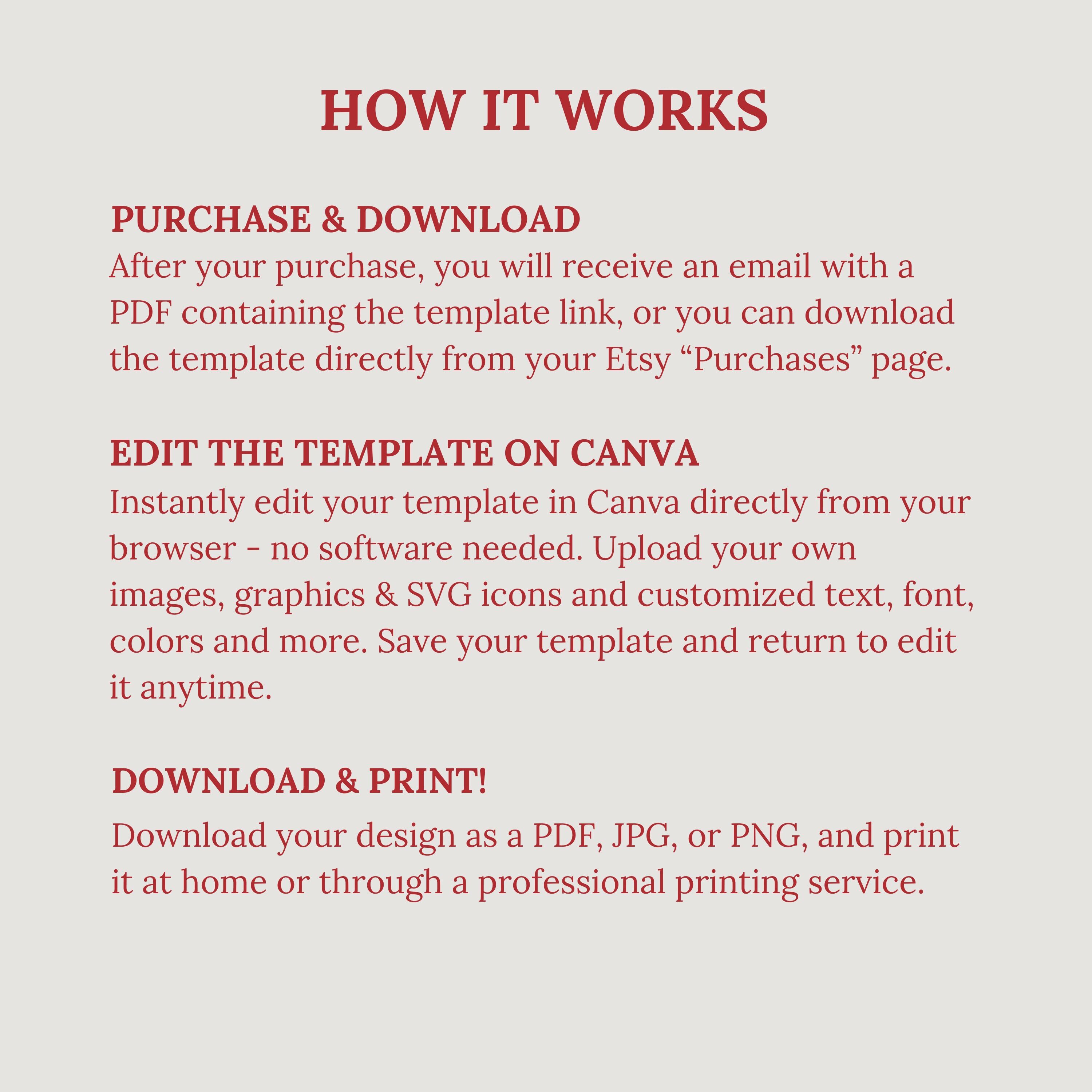 Chinese Wedding Menu Template, Asian Wedding Menu DIY Printable, Double ...