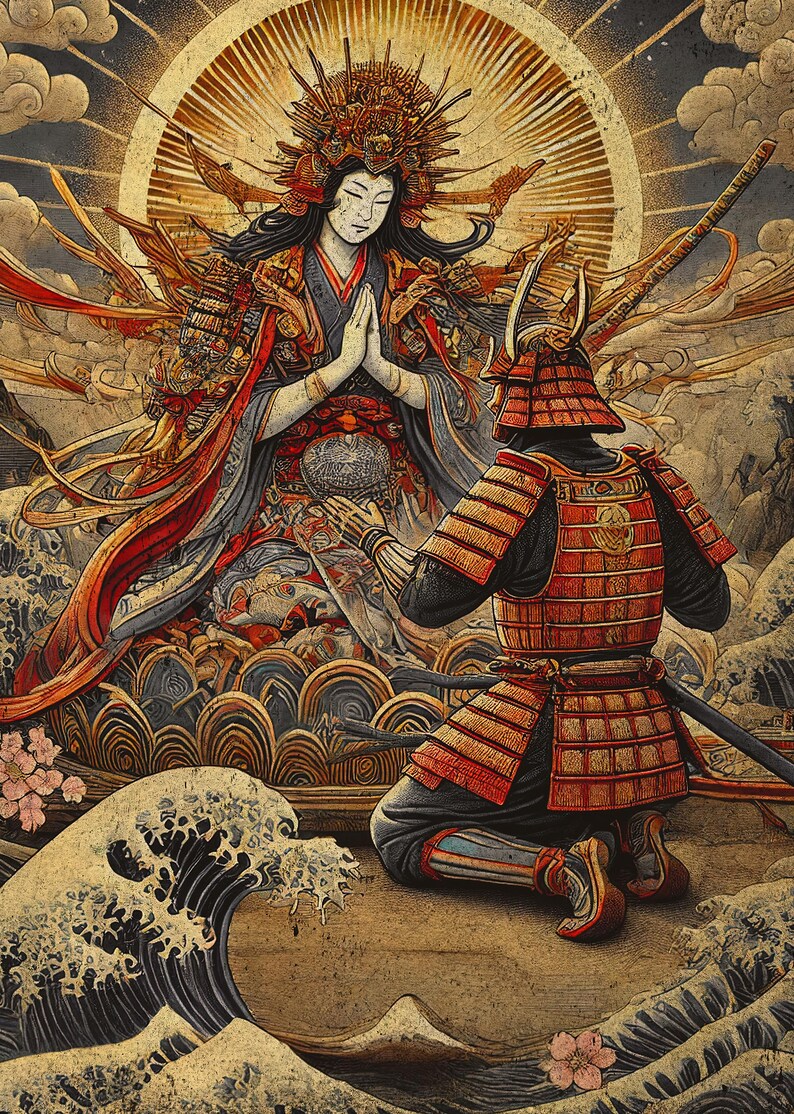 Samurai's Prayer - Enigmatic Japanese Art Puzzle (500, 1000-piece) - Etsy