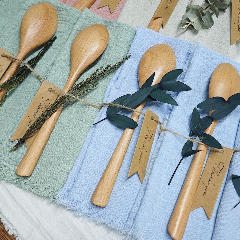 Custom Blue Spoon Party Favors, Best Bridesmaid Gifts, Wedding Favors ...
