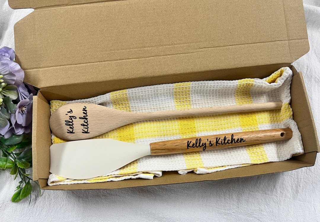 Personalized Baking Gift Set, Kitchen Utensils, Gift for Home Bakers ...