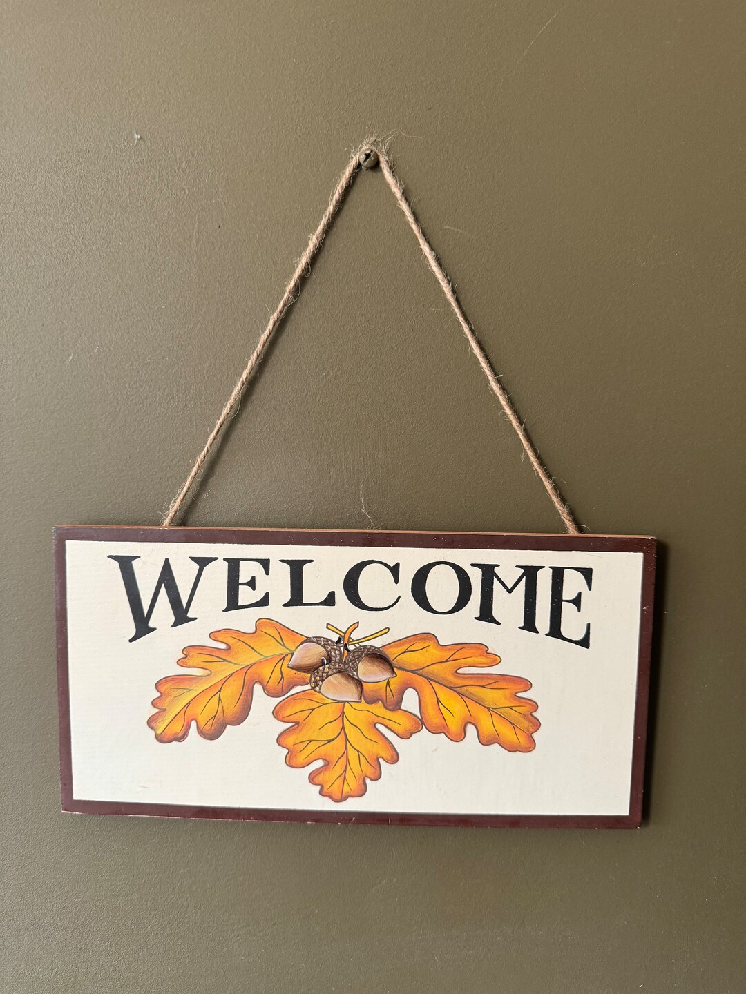 Cute Festive Fall Welcome Sign - Etsy