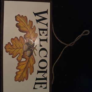 Cute Festive Fall Welcome Sign - Etsy