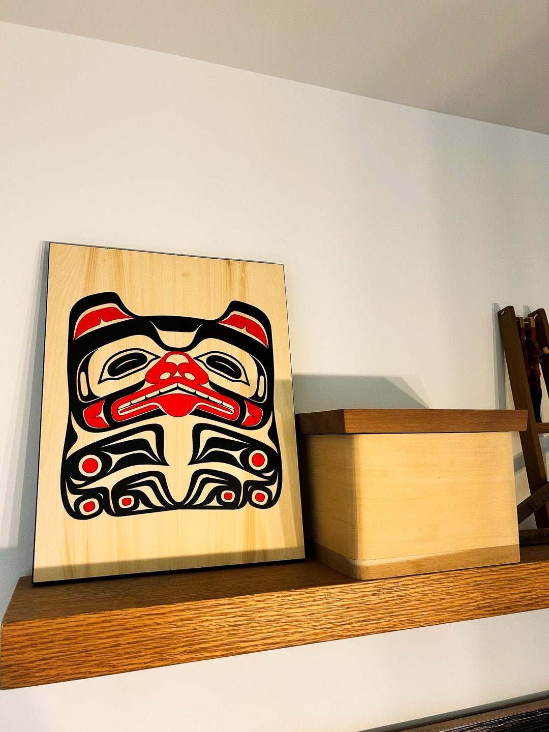 11 X 8.5 Formline Bear Panel by Peter Wayne Gong - Etsy