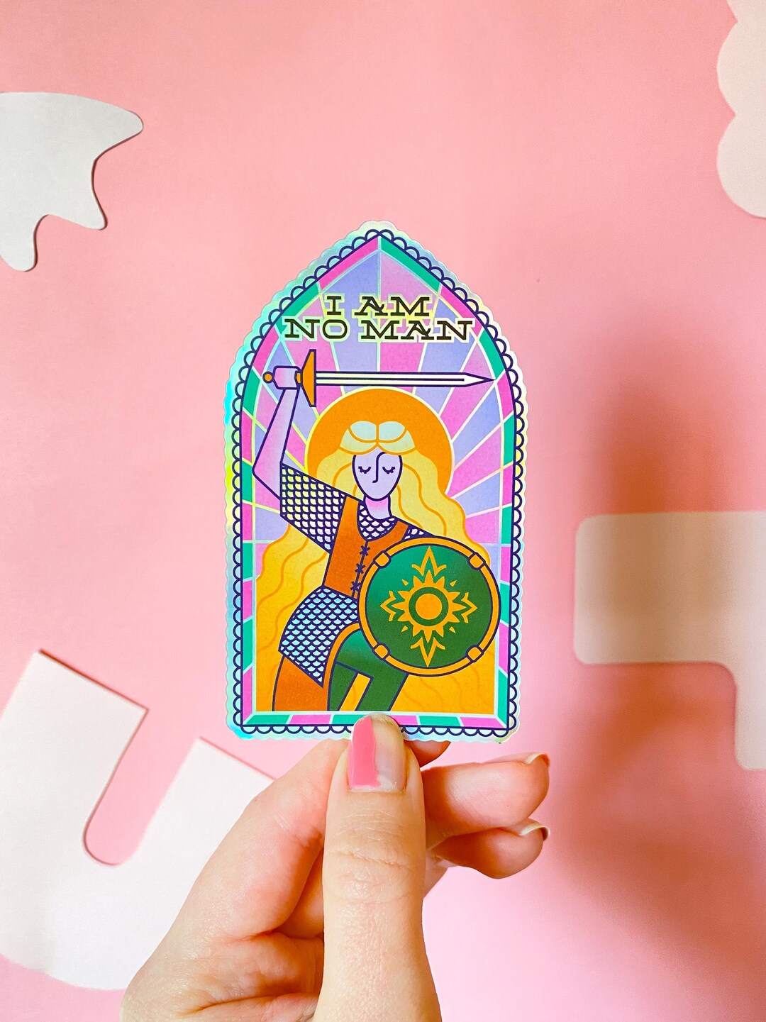 Eowyn "i Am No Man" Sticker | LOTR Decal - Etsy