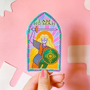 Eowyn "i Am No Man" Sticker | LOTR Decal - Etsy