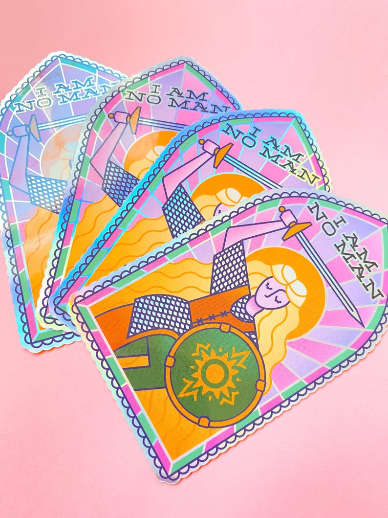 Eowyn "i Am No Man" Sticker | LOTR Decal - Etsy