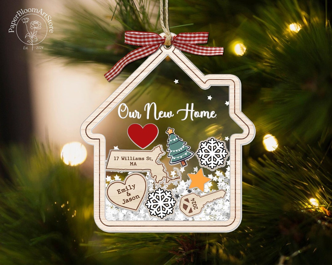 New Home Ornament, First Home Christmas Ornament, First Christmas in ...