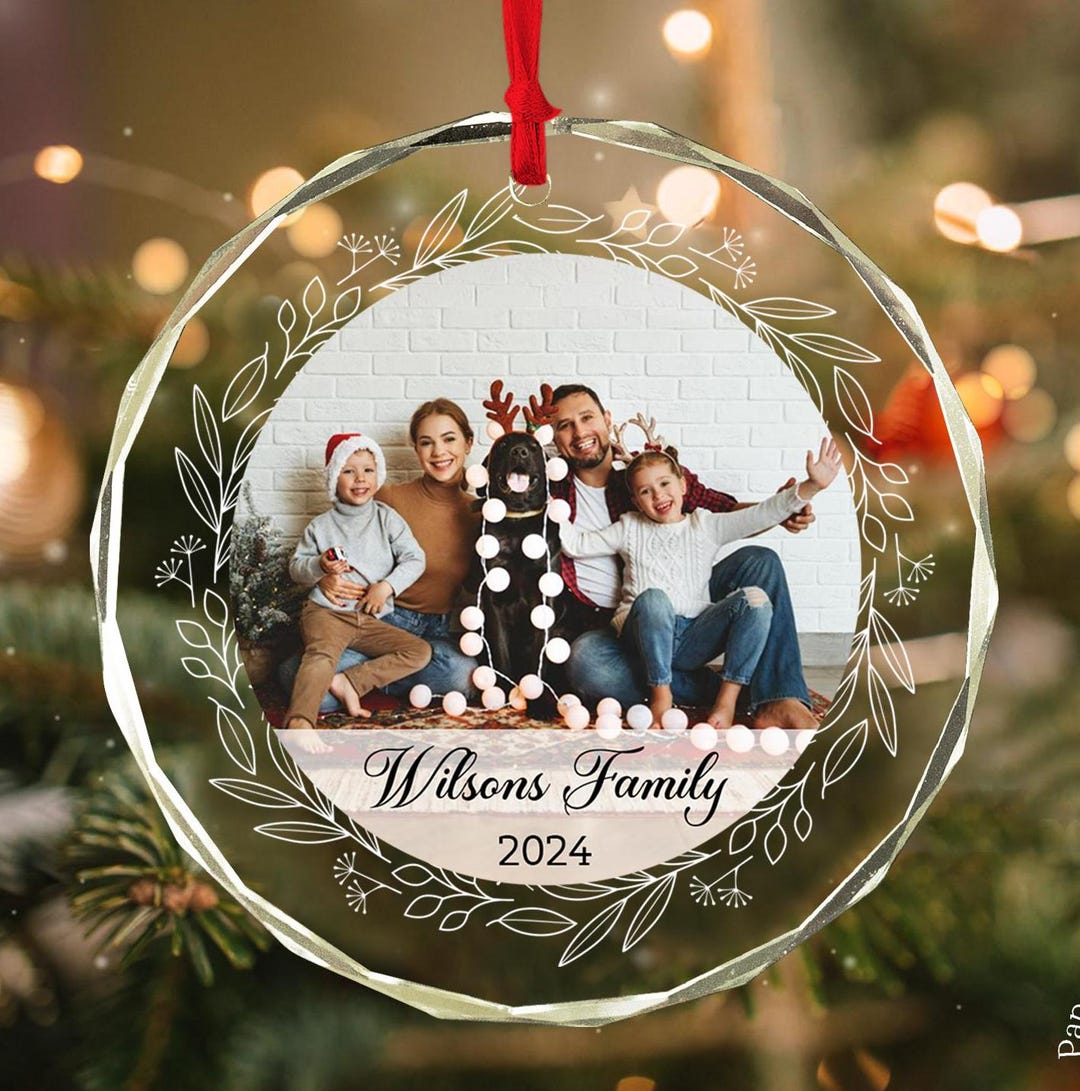 Custom Photo Ornaments, Christmas Ornaments, Family Picture Ornament ...