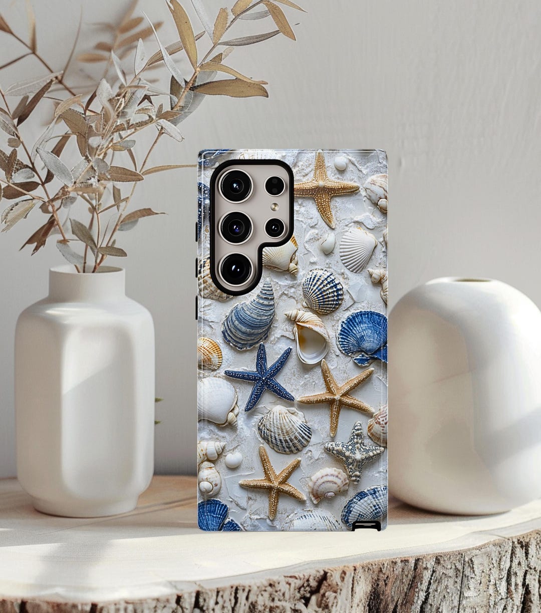 Abalone Shell Phone Case, Ocean-inspired, Starfish, Beach Lover's, Case ...