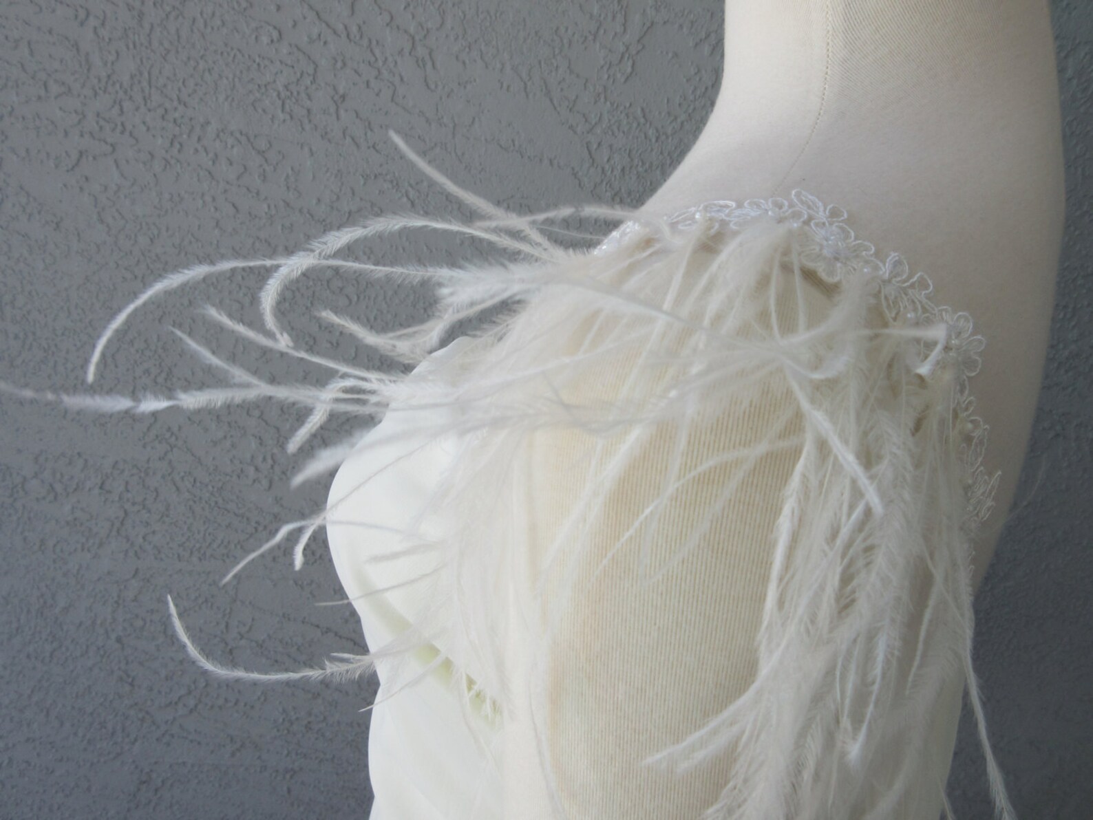 Abnehmbare Elfenbein wulstige Spitze Straps mit - Etsy.de