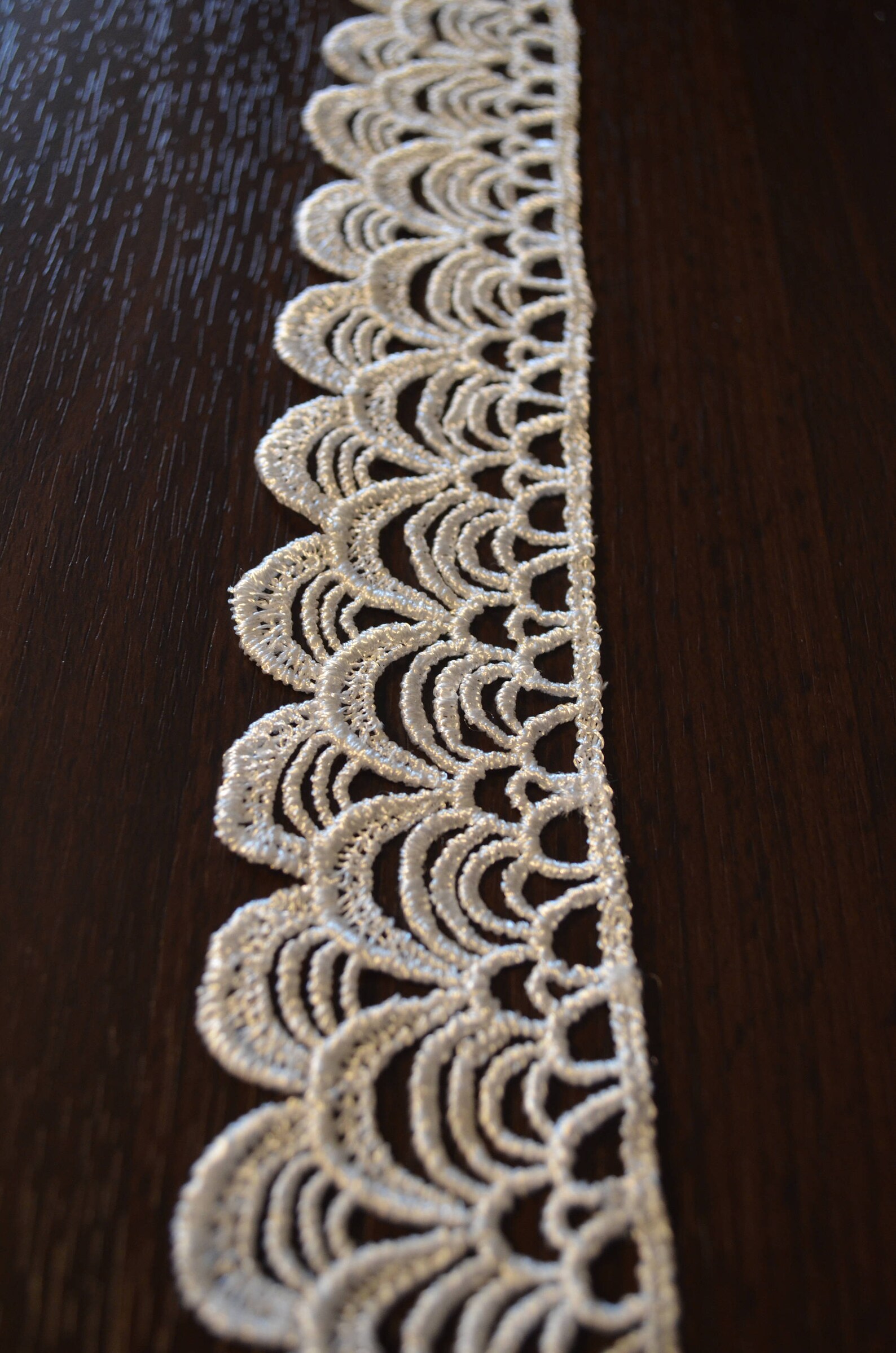 Detachable off White Scalloped Lace Straps to Add to Your | Etsy