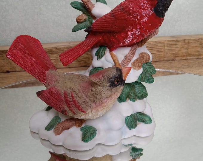Cardinal Pair Porcelain Figurine. Home Interiors Item 51016-98 ...